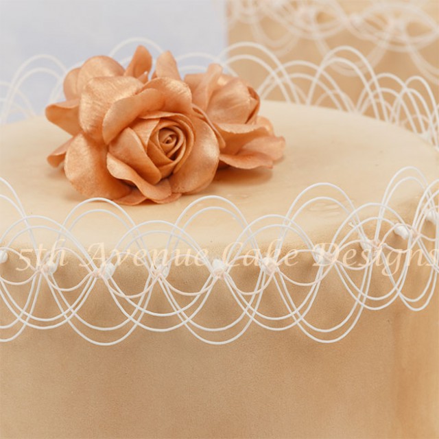 Oriental String Work Birthday Cake | 5th Avenue Cake Designs